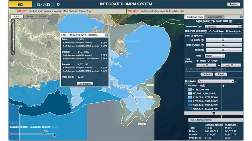 Integrated System Unlocks Fisheries Data - environment coastal & offshore