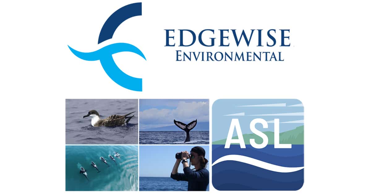 ASL Partners with Edgewise Environmental - environment coastal & offshore