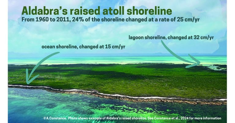 Aldabra Atoll's Remarkable Shoreline Resilience Over 51 Years ...