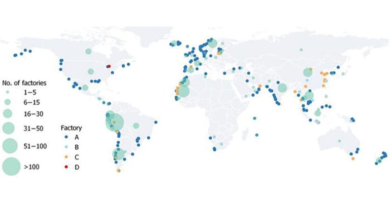 First-Ever Global Map of Fishmeal and Fish Oil Factories Exposes ...
