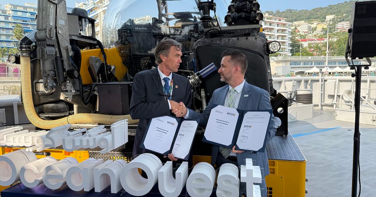 Marine Technology Society Formalizes New Partnership with OceanQuest ...
