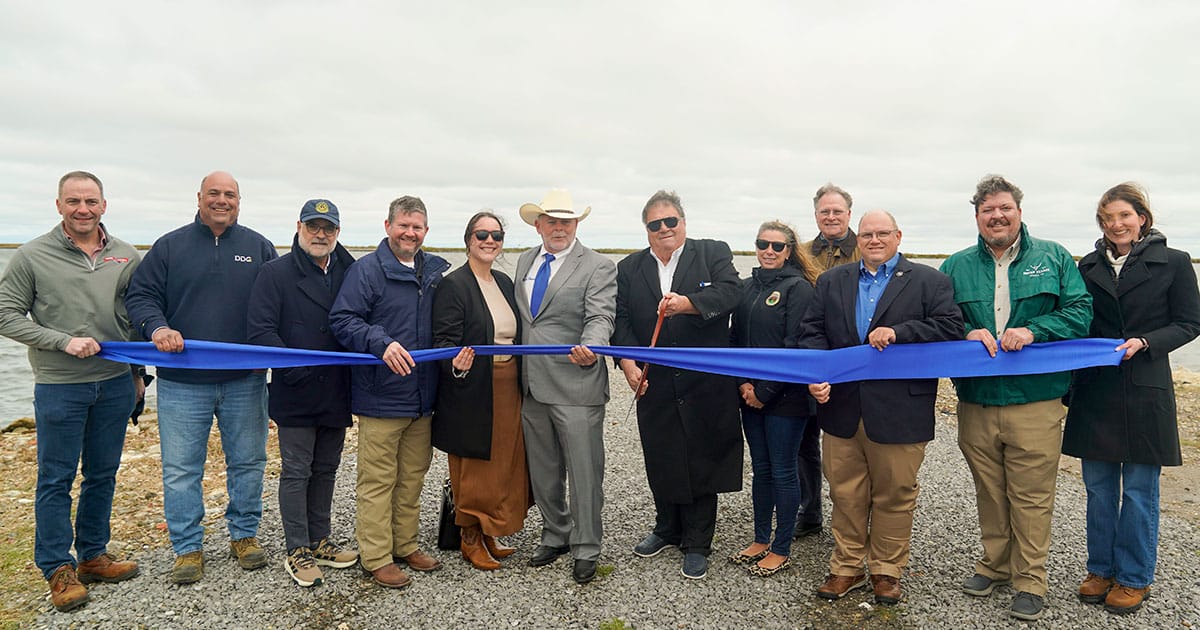 Lake Borgne Marsh Creation Project Celebrated with Ribbon-Cutting ...