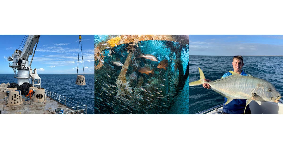 Recfishwest and Woodside Energy Deliver New Dampier Artificial Reef ...